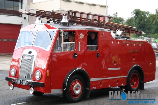 Fire Engine Display Paisley Photographs - Paisley Scotland