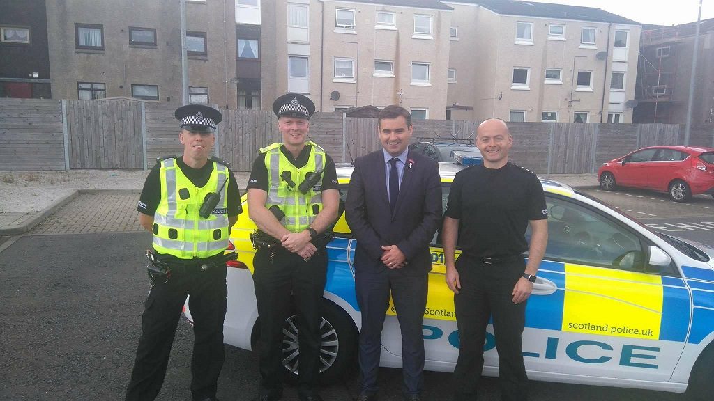 Gavin Newlands MP visits local police station - Paisley Scotland