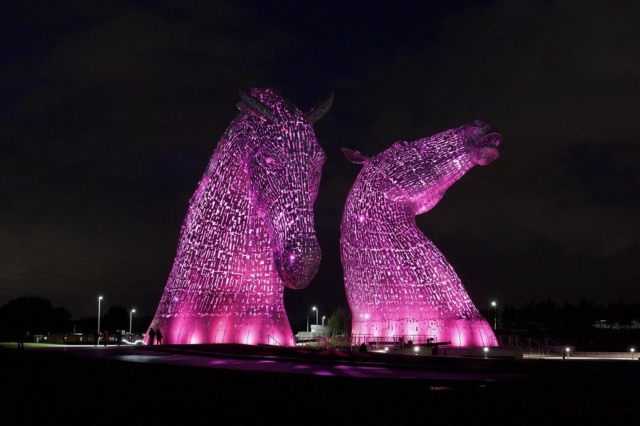 Scotland's iconic landmarks light up to support Paisley City of Culture ...