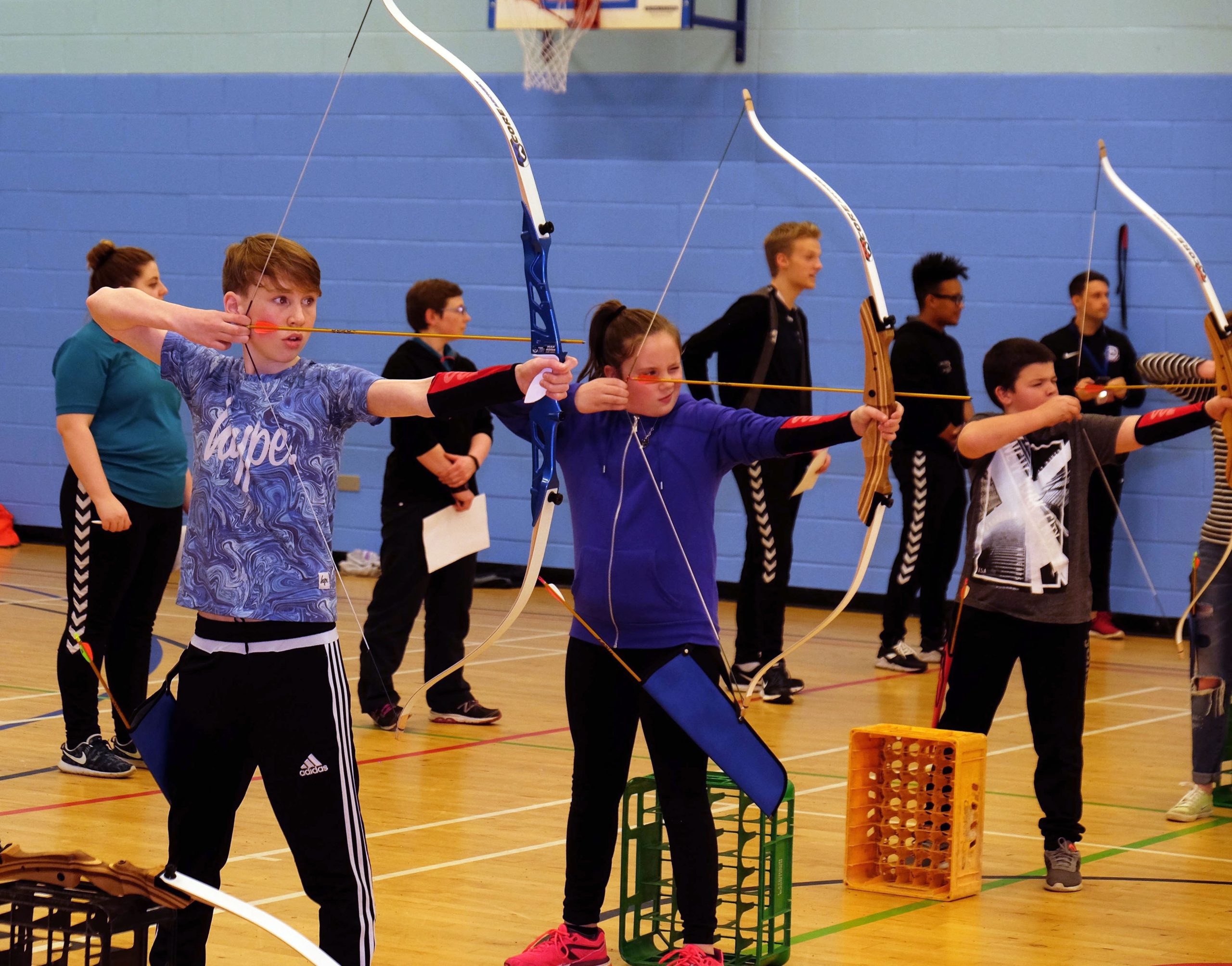Niamh has core skills for archery contest - Paisley Scotland