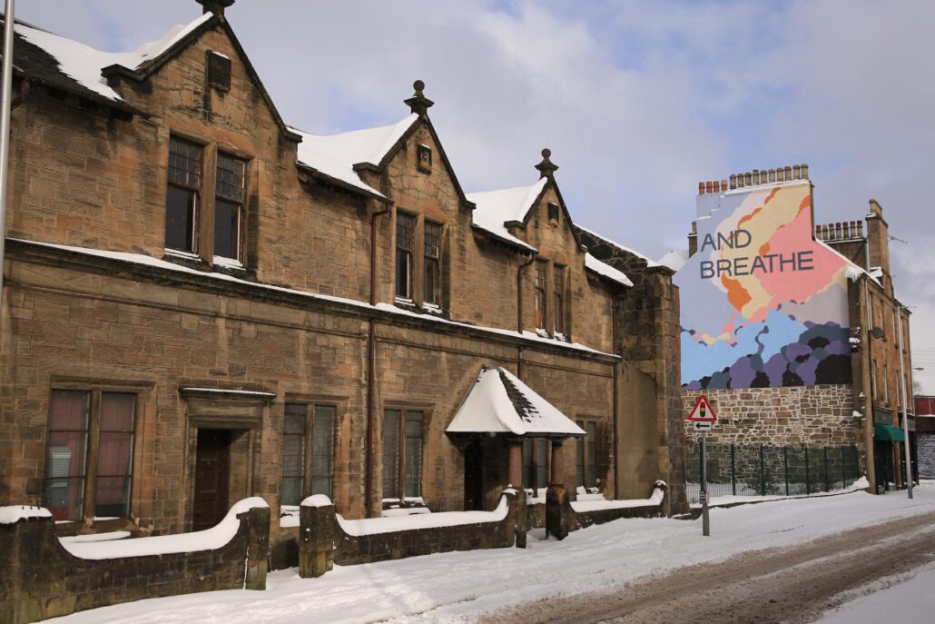 Photographs of Paisley in the Snow - Paisley Scotland