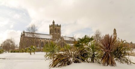 Photographs of Paisley in the Snow - Paisley Scotland