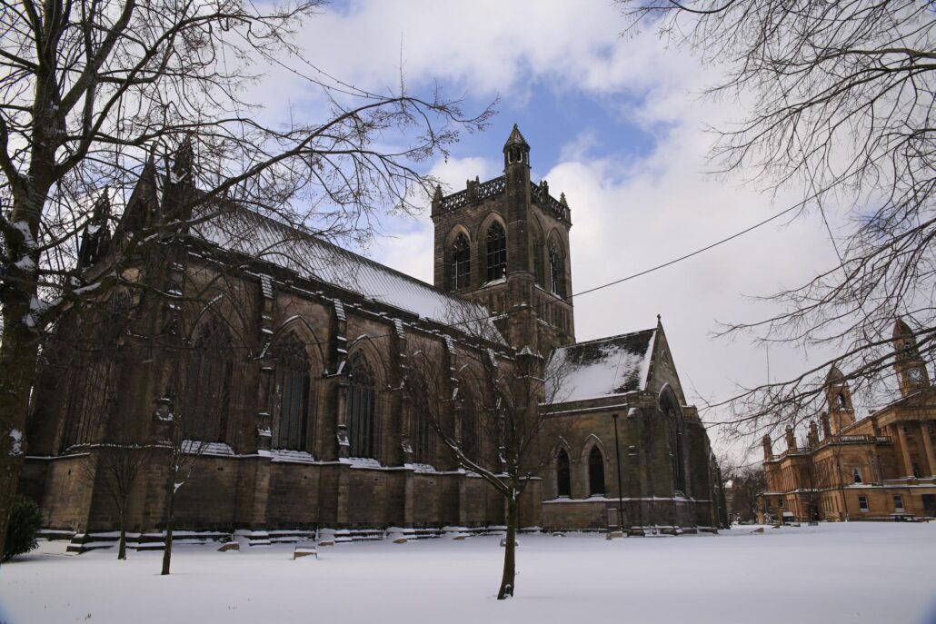 Photographs of Paisley in the Snow - Paisley Scotland