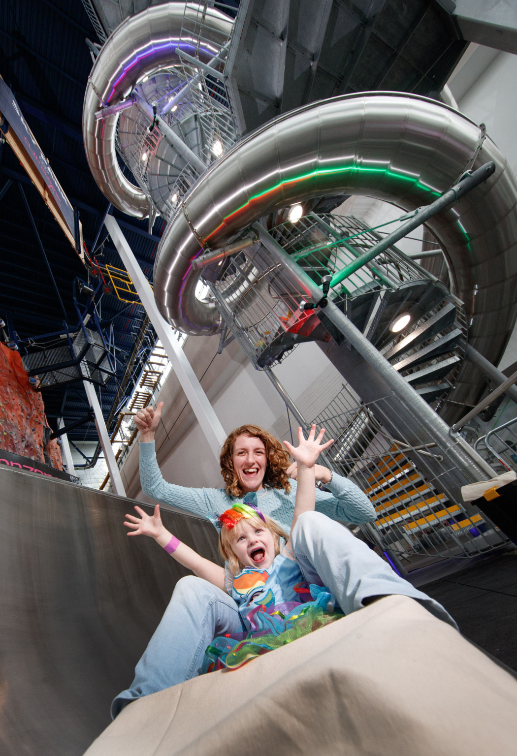 Thrills as UK’s tallest indoor slide opens in Soar at intu Braehead ...
