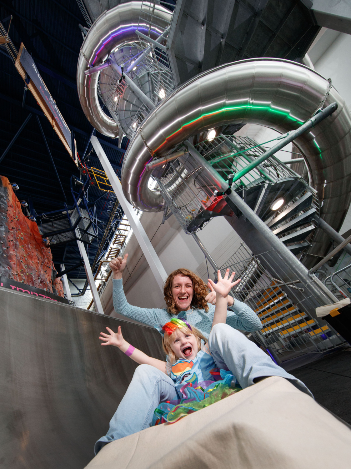 Thrills as UK’s tallest indoor slide opens in Soar at intu Braehead ...