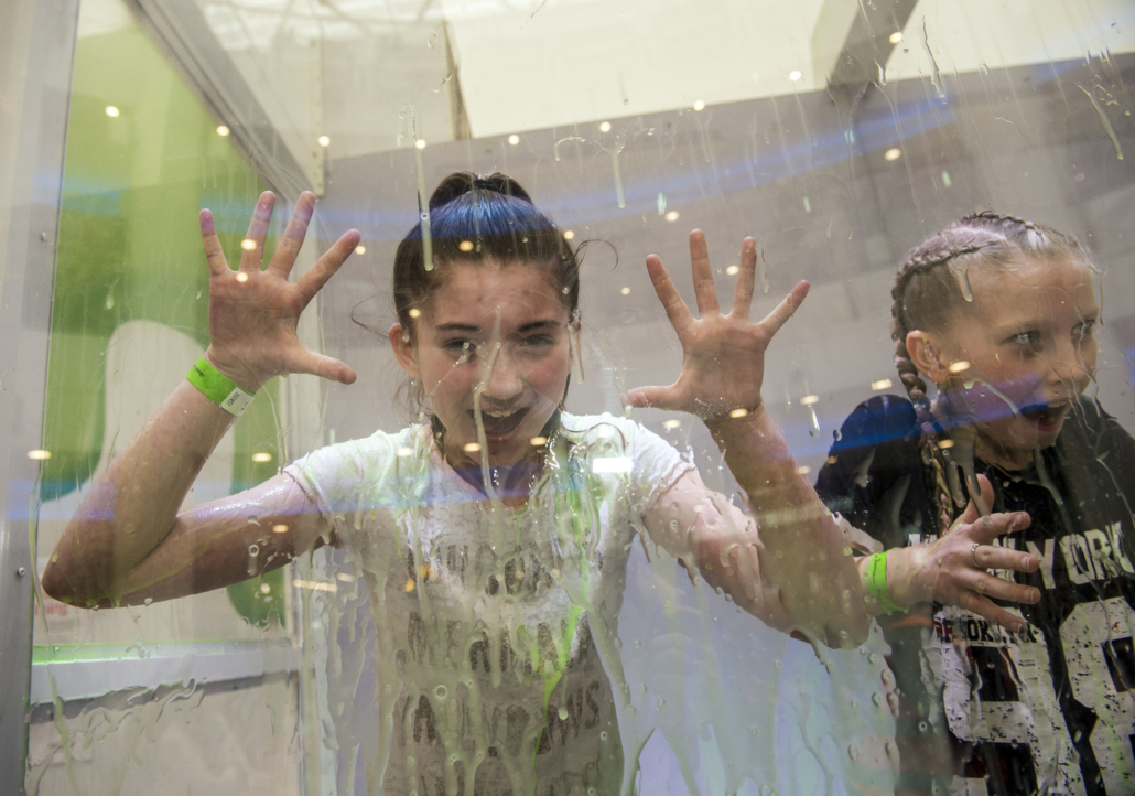Kids get slimed at intu Braehead - Paisley Scotland
