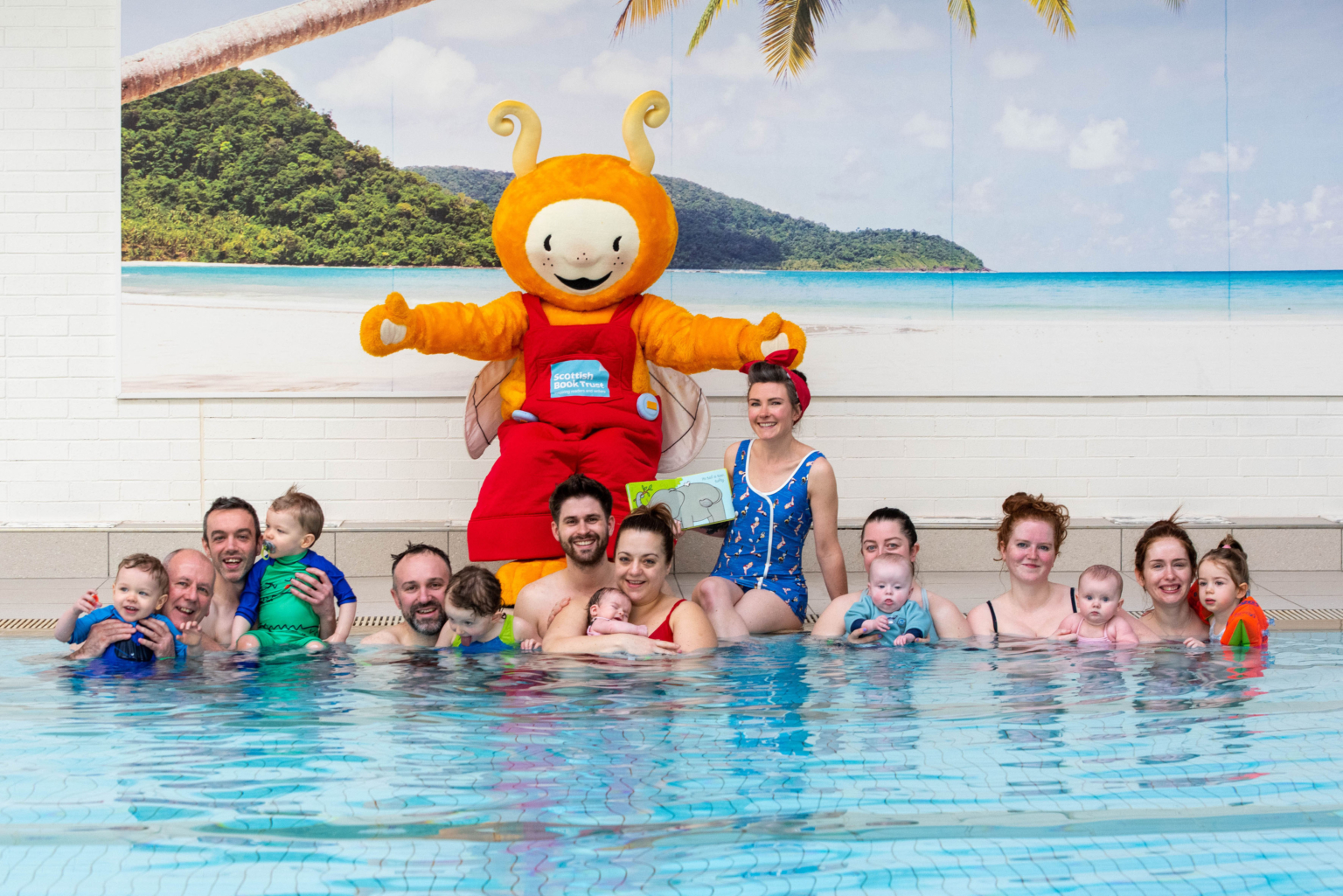 Having a splashing time at swimming pool Bookbug sessions - Paisley ...