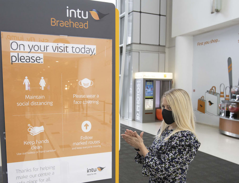 Visitors return to intu Braehead after lockdown restrictions eased ...