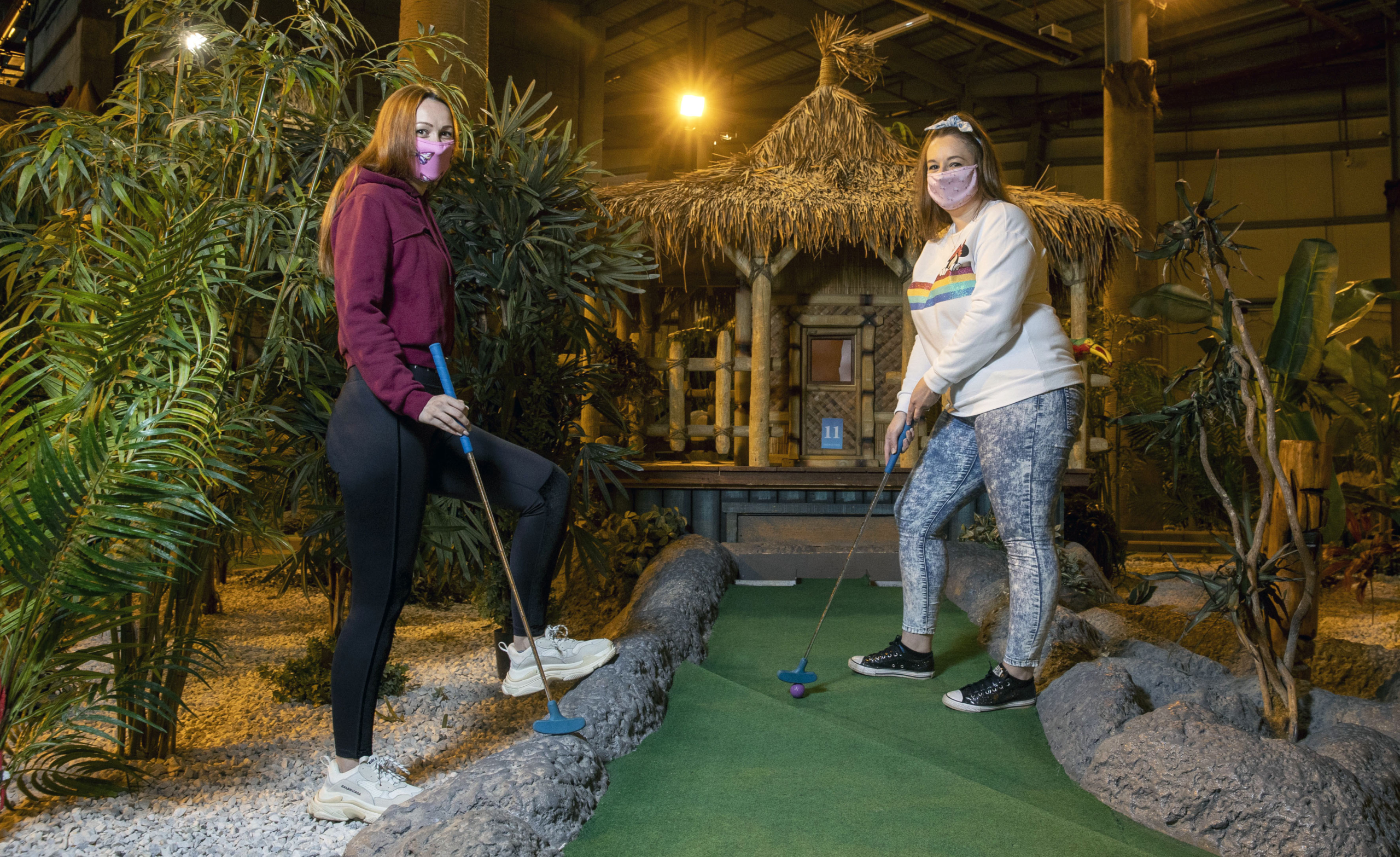 Back in the swing of things in Soar at intu Braehead as Covid ...