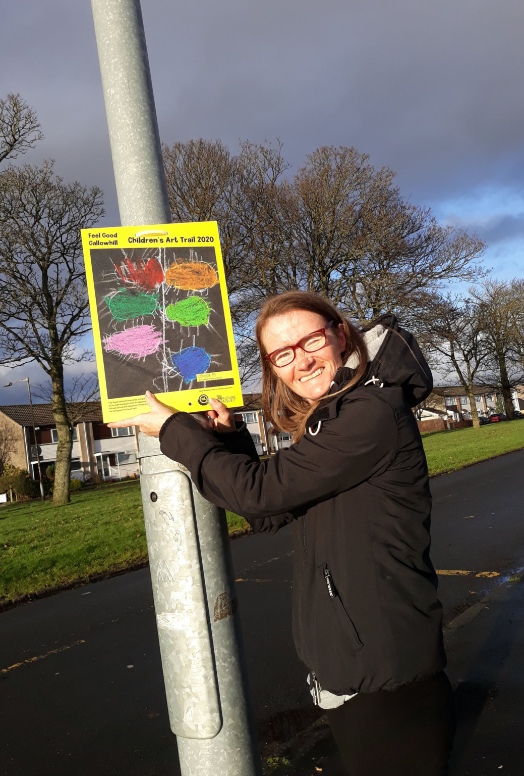 Arty pupils turn streets into a celebration of Christmas - Paisley Scotland