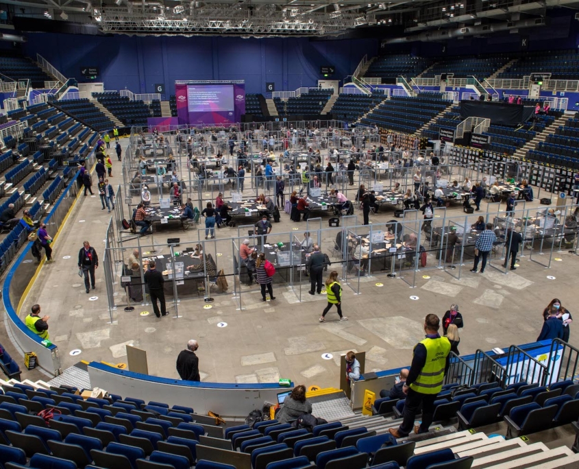 Photos from the Count at Braehead Arena - Paisley Scotland
