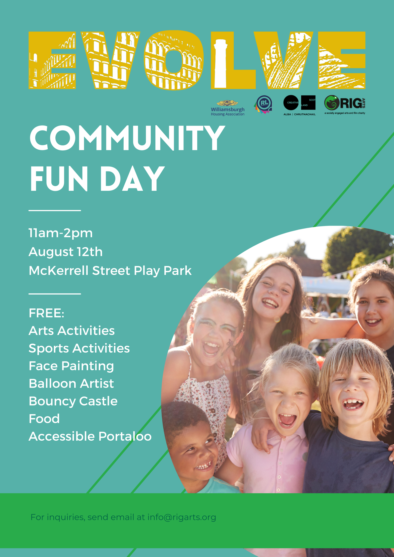 Community Funday: 12th August - Paisley Scotland