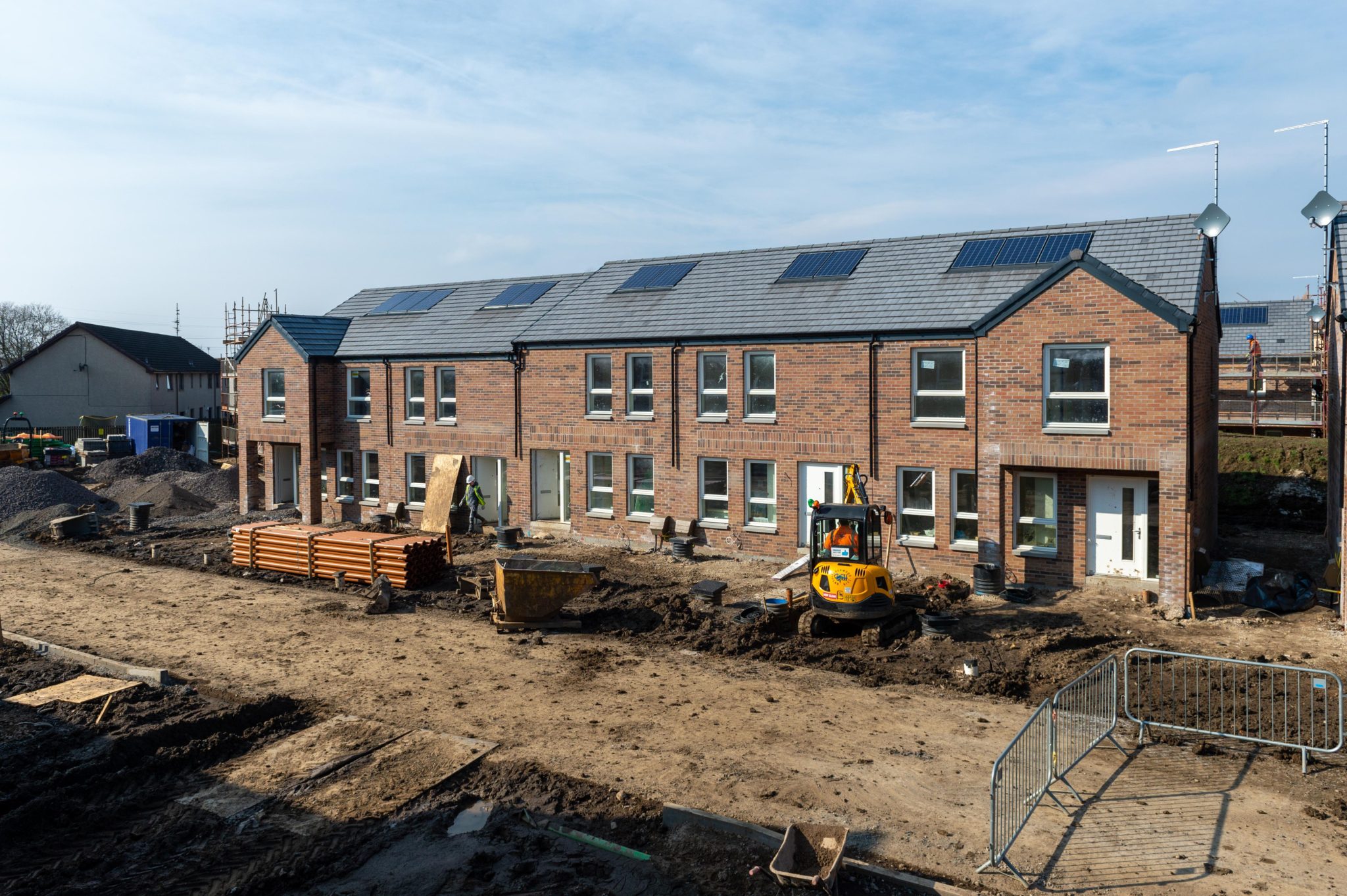 39 new-build council homes in Johnstone nearing completion - Paisley ...