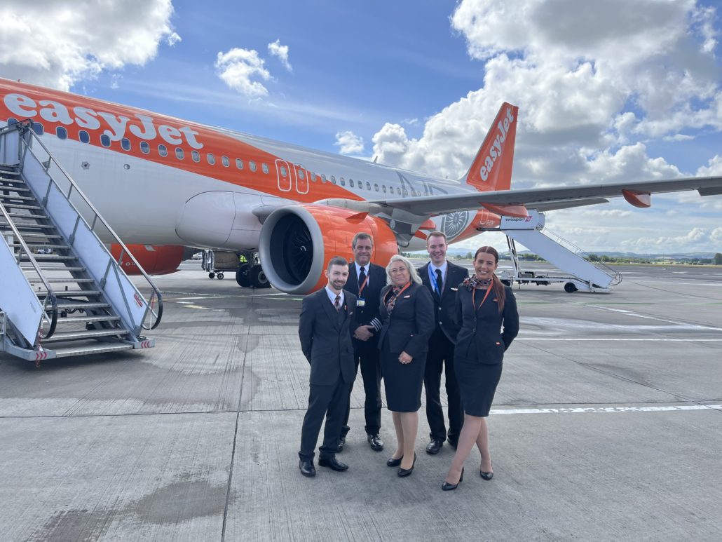 Inaugural easyJet flights take off to new destinations from Glasgow ...