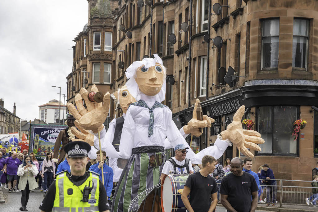 Photographs of Sma' Shot Parade 2022 - Paisley Scotland