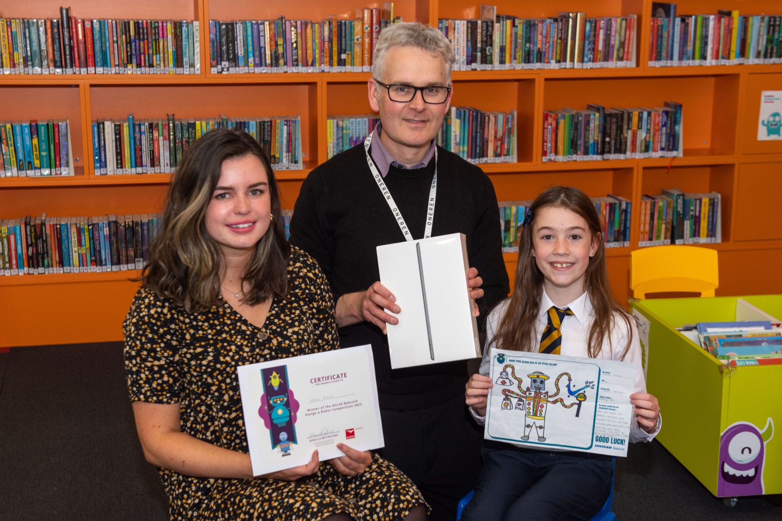 Marnie wins Renfrewshire Libraries' Design a Robot competition ...