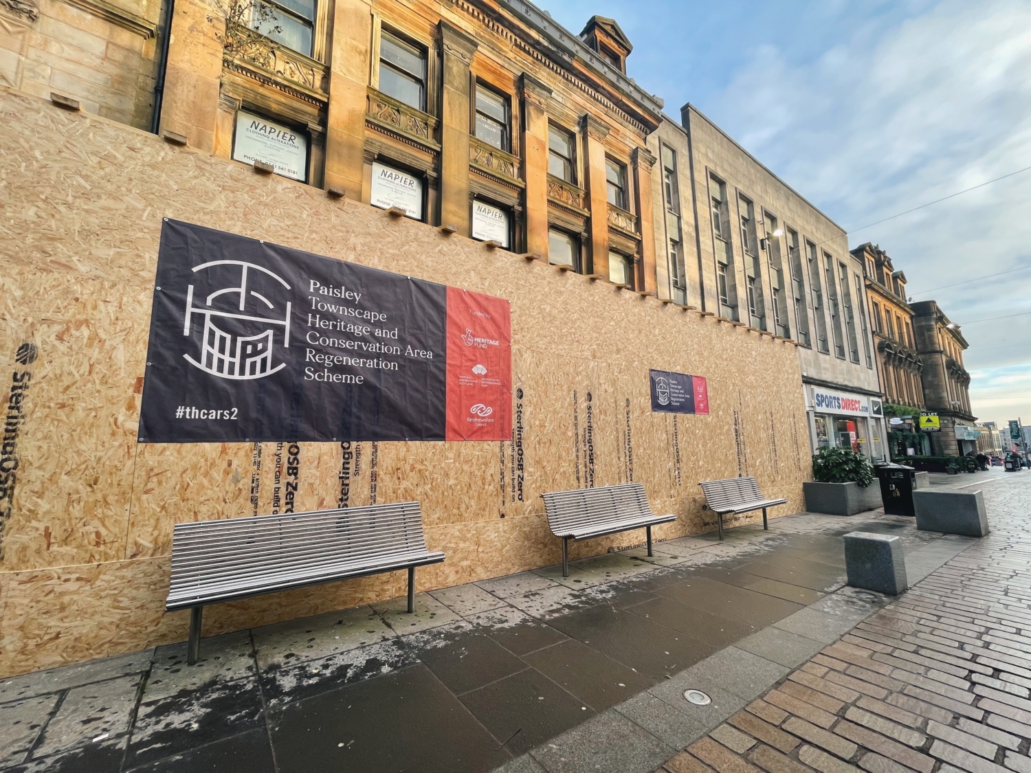 Work starts to bring landmark Paisley High Street building back into ...