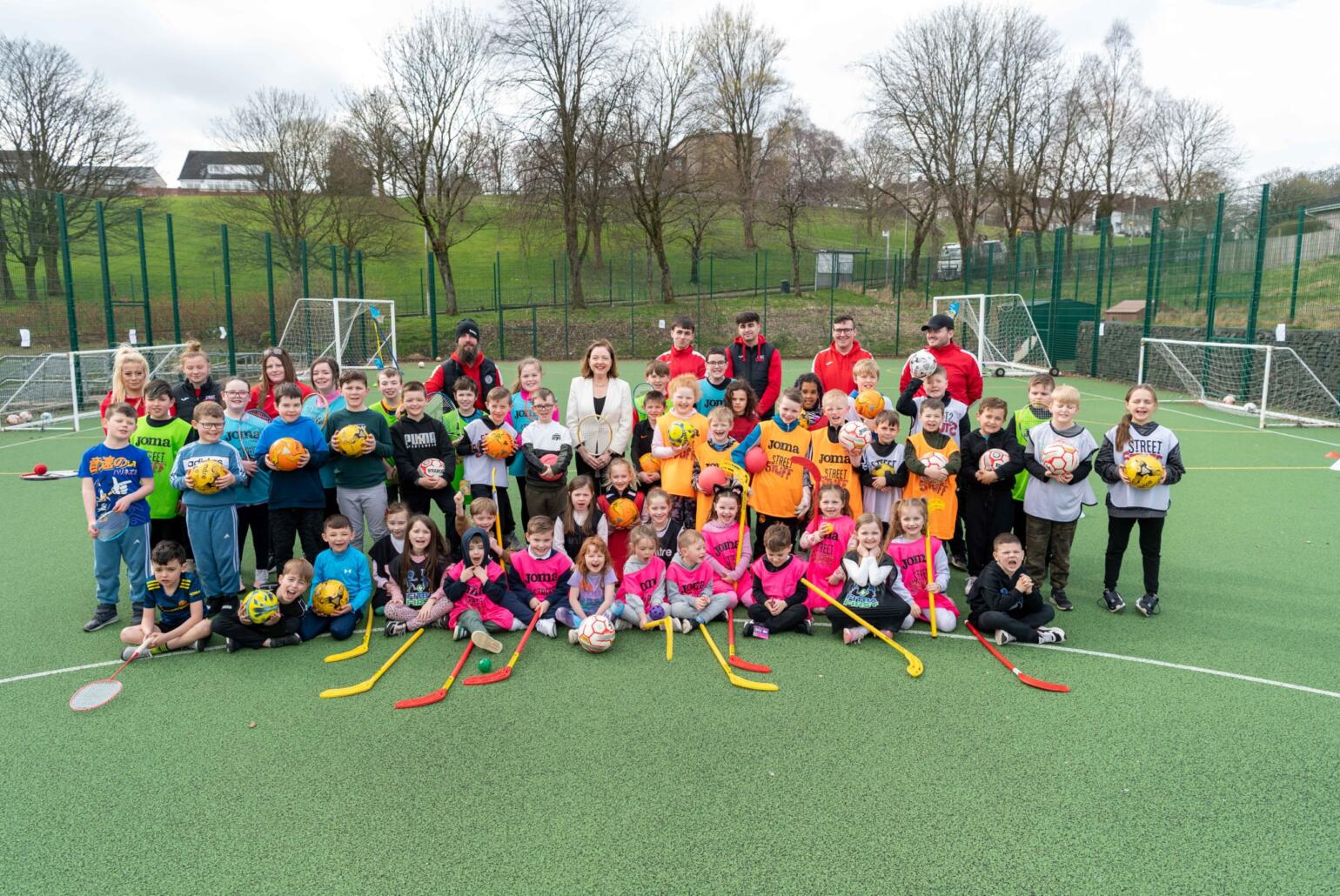 Kids have a ball at Street Stuff Easter holiday camps - Paisley Scotland